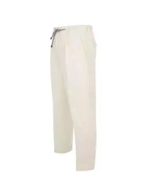 BARBA NAPOLI Roma Drawstring Pleated Trousers - Neutrals