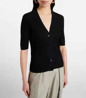 JOSEPH Sens Silk And Cotton Cardigan