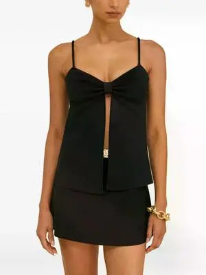 Cult Gaia Lennon Heart-neckline Top - Black
