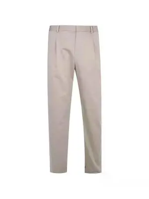 Agnona Pleated Trousers - Neutrals