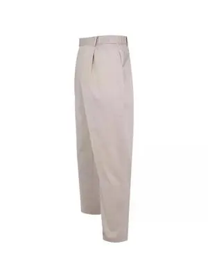 Agnona Pleated Trousers - Neutrals