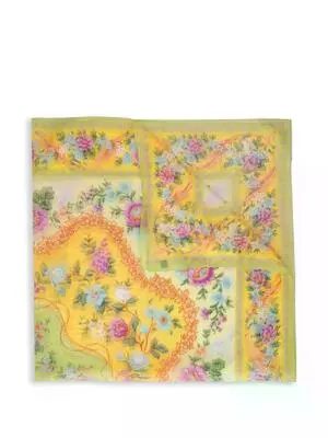 Etro Flower-print Square Scarf