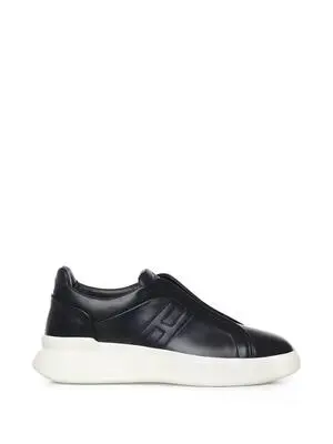 Hogan Leather Sneakers - Blue