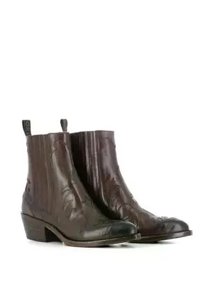 Sartore Patterned Leather Boots