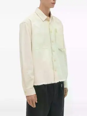 DOMREBEL Sleazer Cropped Frayed Overshirt