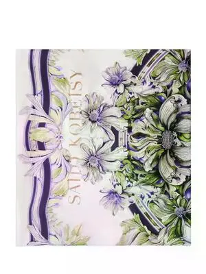 SAIID KOBEISY Floral-print Scarf - White