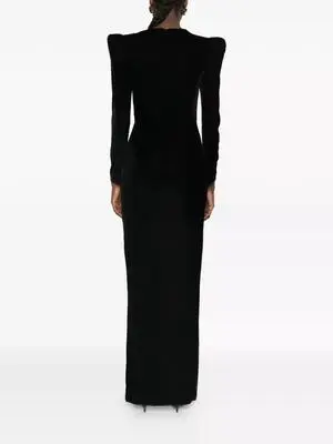 M.MARQUISE Embellished V-neck Dress