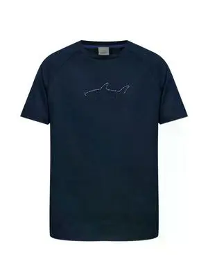 Paul & Shark Logo-detail T-shirt - Blue