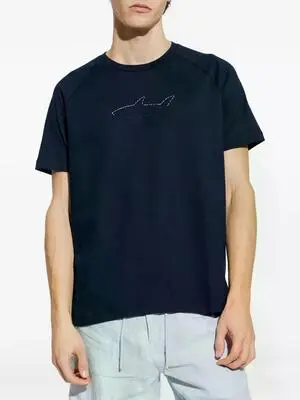 Paul & Shark Logo-detail T-shirt - Blue