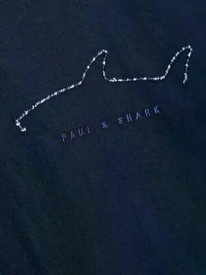 Paul & Shark Logo-detail T-shirt - Blue