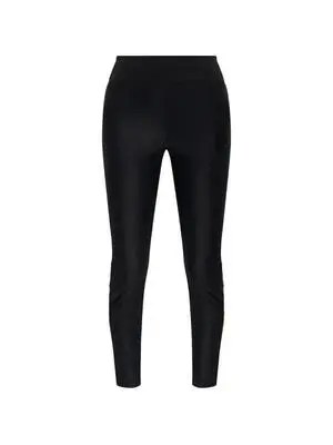 Versace Logo-tape Leggings - Black