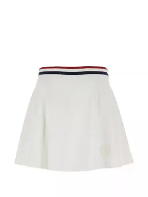 Brunello Cucinelli Striped-trim A-line Mini Skirt