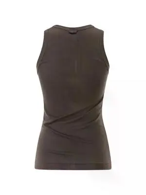 Brunello Cucinelli Ribbed Open-shoulder Top