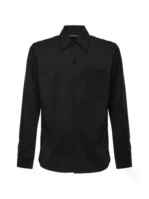 GIULIANO GALIANO Pocket Gabrynero Shirt - Black