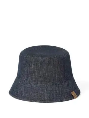 Brunello Cucinelli Denim Bucket Hat - Blue
