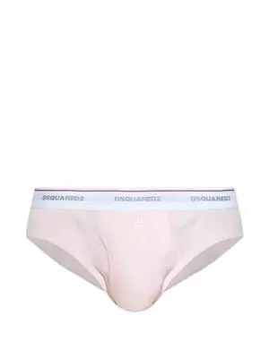 Dsquared2 Logo Waistband Briefs - Pink
