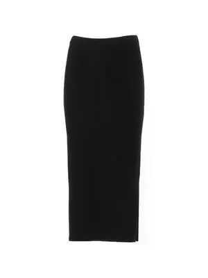 Antonelli Firenze Ribbed Knit Wool Skirt