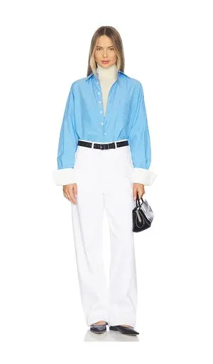 SEROYA Belen Ribbed Turtleneck Top