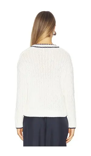 STITCHES & STRIPES Flannery V-neck Pullover