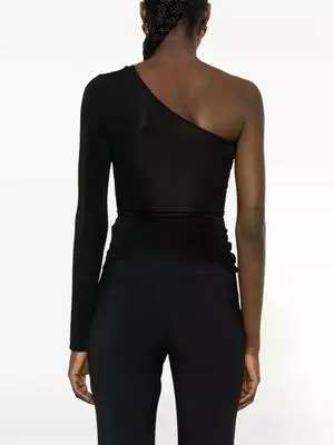 Elisabetta Franchi One-shoulder Top - Black