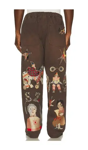 SAMUEL ZELIG Collage Pant - Brown