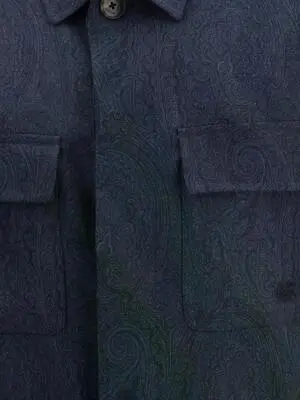 Etro Paisley Print Shirt Jacket