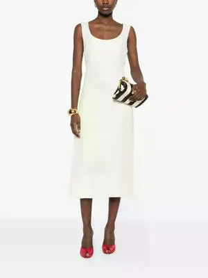 Jacquemus Square Neck Midi Dress