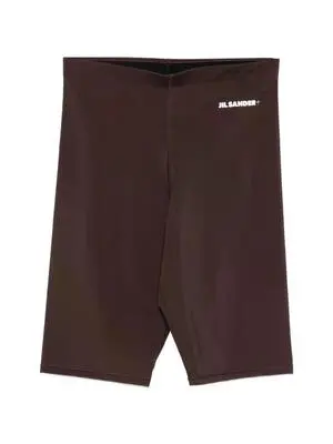 JIL SANDER Logo Biker Shorts