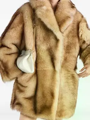 Prada Shearling Caban Coat