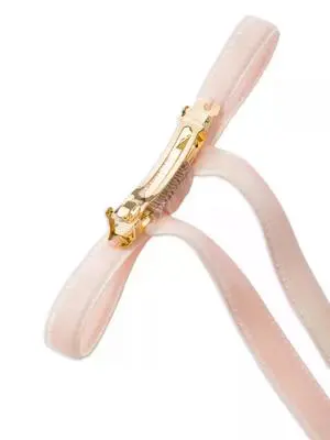 Prada Velvet Hair Clip - Pink