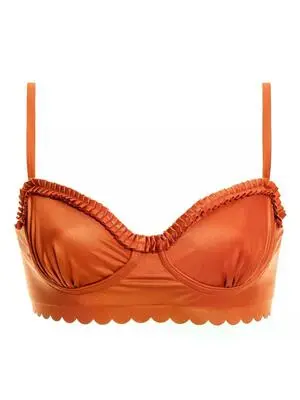Agua Bendita Lauren Bikini Top - Orange