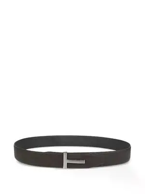 TOM FORD Ridge Buckle T Belt