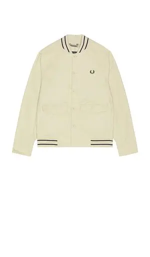 Fred Perry Bomber Jacket - Cream