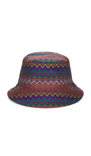Missoni Patterned Bucket Hat - Brown