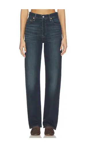 LEVI'S Ribcage Full Length Straight Leg Jeans