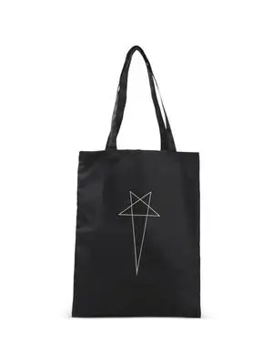 Rick Owens Pentagram Tote Bag - Black
