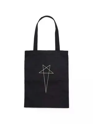 Rick Owens Pentagram Tote Bag - Black