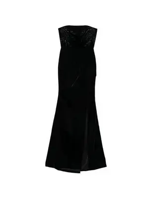M.MARQUISE Embellished Slit Dress