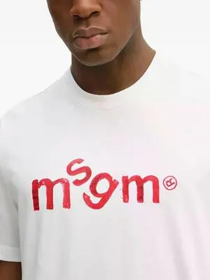 MSGM Logo-print T-shirt