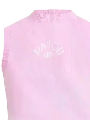 Patou Sleeveless Knit Top - Pink