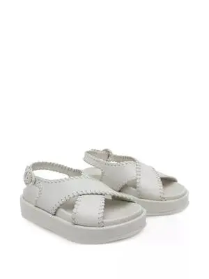PALOMA BARCELO Buckle Leather Sandals