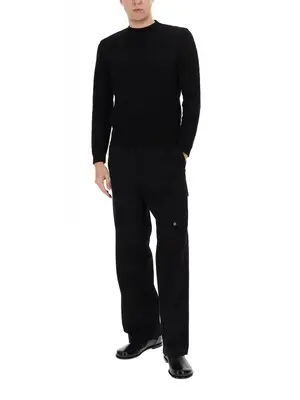 Fendi Cargo Pants With Logo - Black