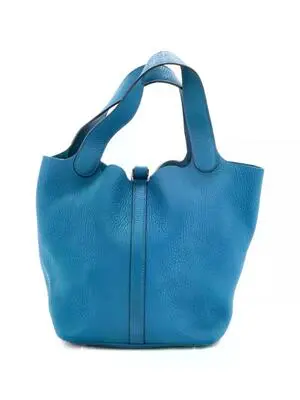 Hermès Picotin Lock Mm Bucket Bag - Blue