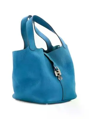 Hermès Picotin Lock Mm Bucket Bag - Blue
