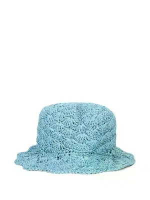 Valentino Garavani Textured Hat - Blue