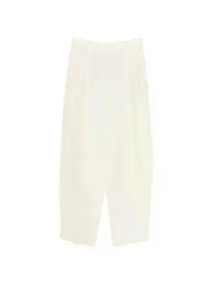 Andamane Balloon-leg Pleated Trousers