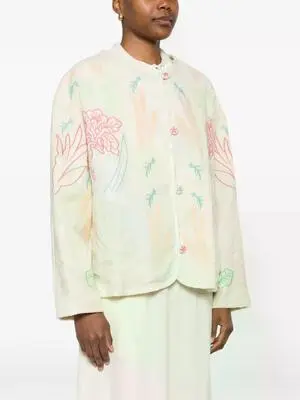 FORTE_FORTE Floral-embroidered Jacket