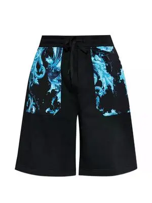 Versace Print Drawstring Shorts