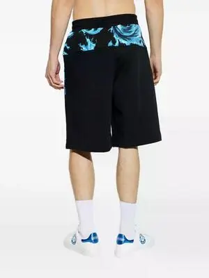 Versace Print Drawstring Shorts
