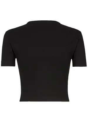 Fendi Tops With Logo - Black